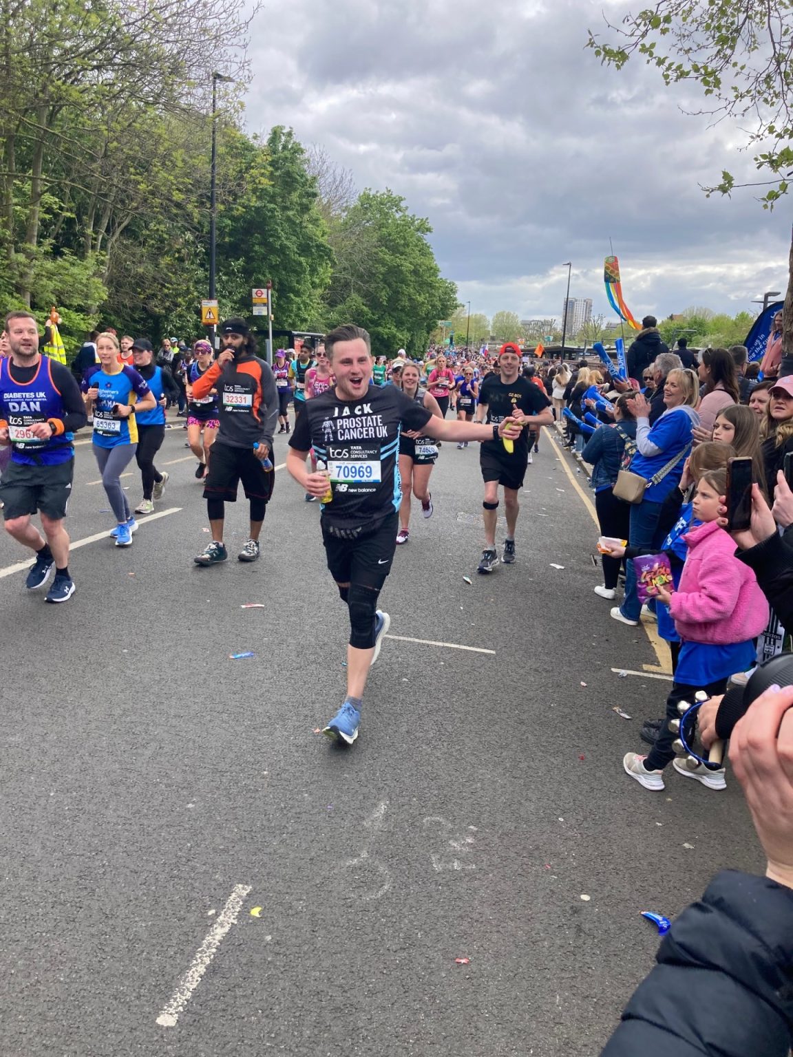 Photos London Marathon 2024 Prostate Cancer UK Runners
